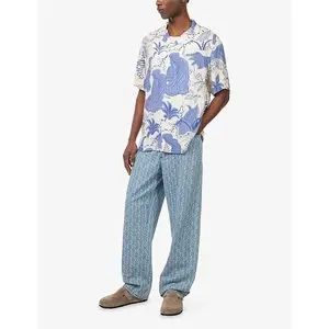 Oas Mystea Rocco Woven Shirt - Blue