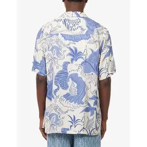 Oas Mystea Rocco Woven Shirt - Blue