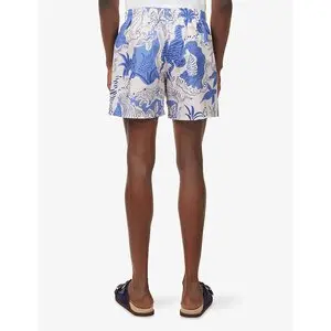 Oas Graphic Print Swim Shorts