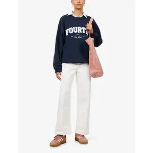 4TH & RECKLESS Relaxed Cotton-jersey Sweatshirt