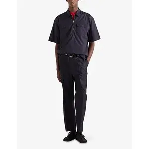 Prada Short-sleeve Cotton Shirt
