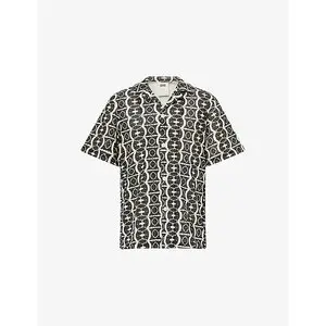 Oas Hypnotise Cuba Cotton-crochet Shirt - Black