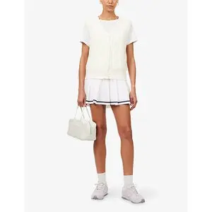 Varley Tatyana Cable Knit Vest - Egret