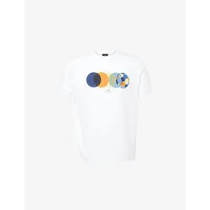 Paul Smith Ps Reg Ss T Shirt Football - White