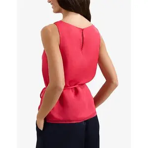 PHASE EIGHT Silk Tie-waist Blouse