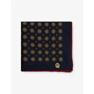 Dunhill Scatter Medal Silk Pocket Square