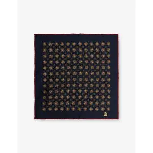 Dunhill Scatter Medal Silk Pocket Square