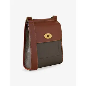 Mulberry Grained-leather Messenger Bag - Mole-cognac