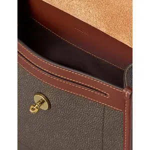 Mulberry Grained-leather Messenger Bag - Mole-cognac