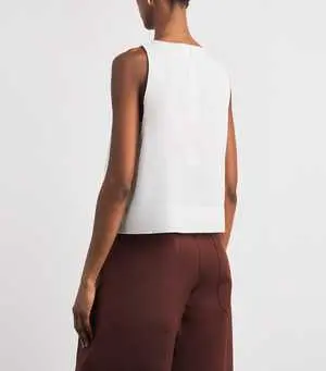 ME+EM Linen-blend Shell Top