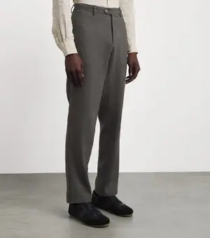 Marco Pescarolo Linen, Wool, And Mohair Trousers