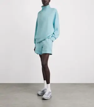 Varley Doublesoft Hawley Half-zip Sweatshirt - Blue