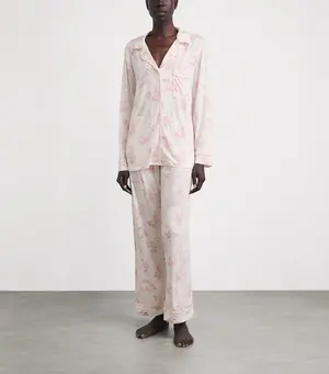 Eberjey Floral Gisele Pyjama Set - Pink
