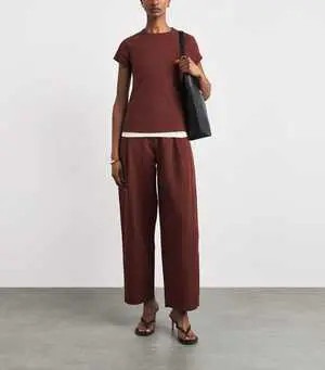 ME+EM Slim Ultimate Raglan T-shirt - Brown