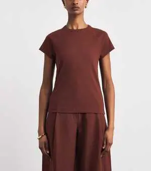 ME+EM Slim Ultimate Raglan T-shirt - Brown