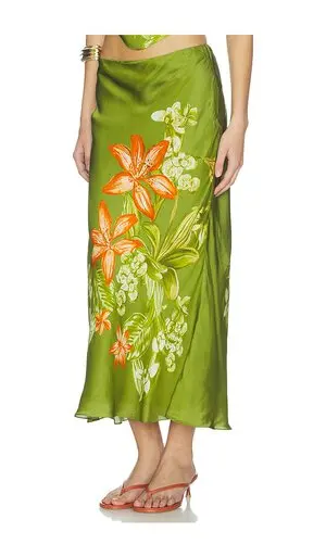 Rococo Sand Midi Skirt