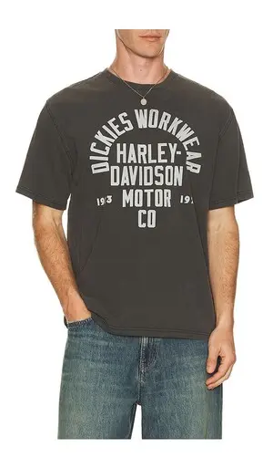 Dickies X Harley Davidson Short Sleeve Tee In . Also