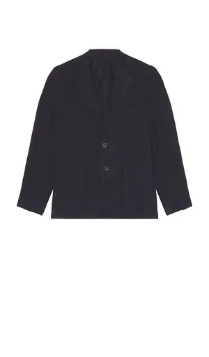 PERCIVAL Tailored Linen Blazer In . Also - Blue