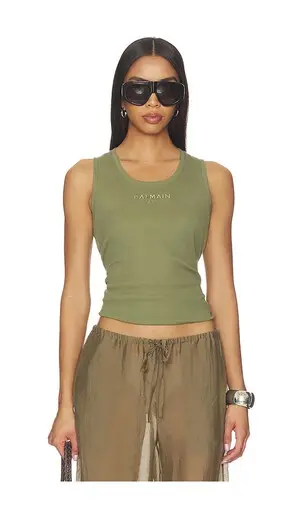 Balmain Frill Camis Tanks For Women