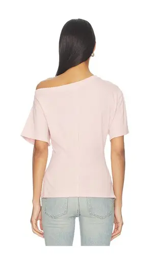 EB DENIM Elena Off The Shoulder Top - Pink