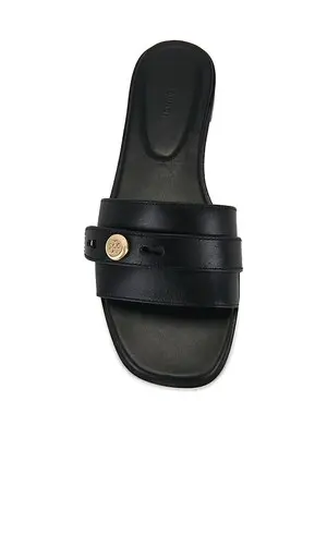 Tory Burch Romy Slide Sandals - Black