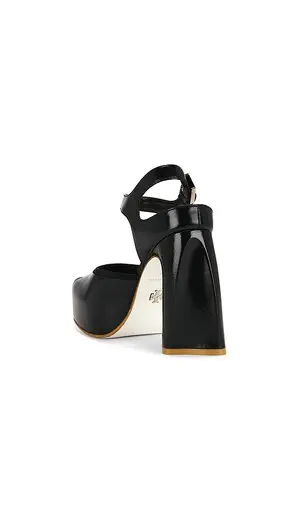 Tory Burch Peep-toe Platform With Sculptural Block Heel