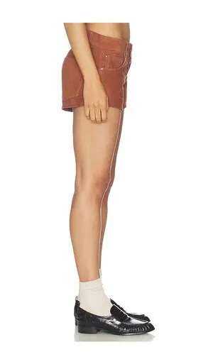 EB DENIM Portman Low Rise Short - Cognac