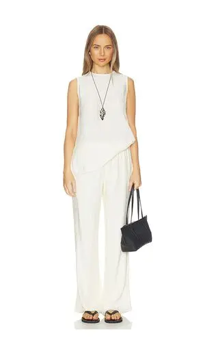 ANINE BING Malia Top - Cream