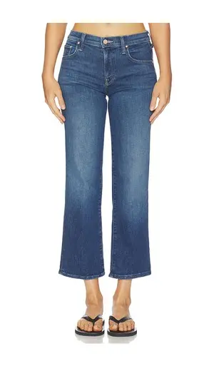 MOTHER The Mid Rise Rambler Zip Ankle Jeans