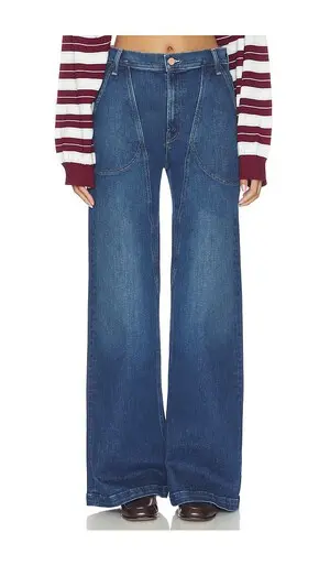 MOTHER The Chisel Sneak Jeans - Blue