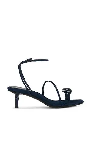 Jeffrey Campbell Carnelian Embellished Suede Sandal - Navy