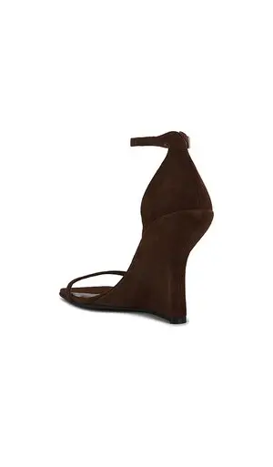 Jeffrey Campbell Fermi Wedge Sandal - Brown