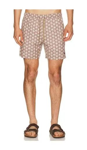 Faherty Brand All Day 6" Swimtrunks - Brown