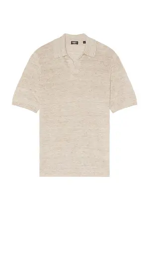 Faherty Brand Short Sleeve Linen Sweater Polo In . Also