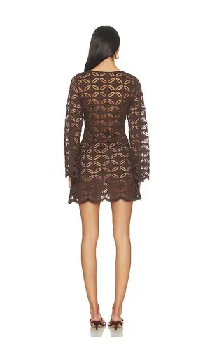 Waimari Positana Tunic Dress - Chocolate