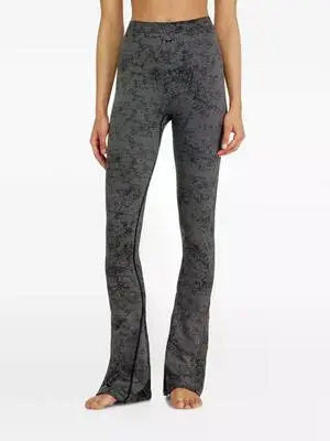 DIESEL® Fared Printed Leggings - Grey