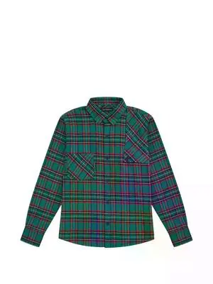 Women's Green Flannel Shirts
