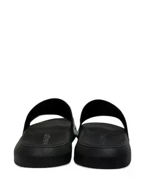 Alexander McQueen Graffiti Logo Slide Sandals