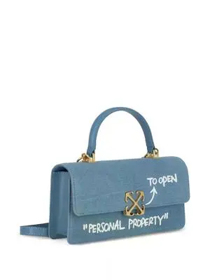 Off-White Logo-plaque Cross Body Bag - Blue