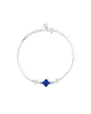 INARI JEWELLERY Pulut Tai Tai Charm Bracelet - Blue/silver