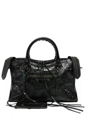 Balenciaga Small Le City Tote Bag - Black