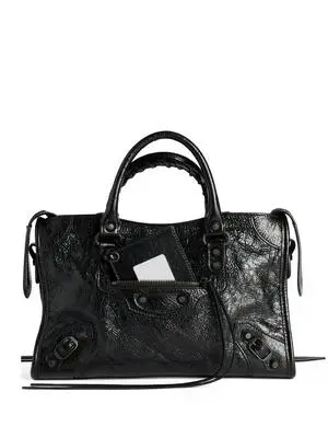 Balenciaga Small Le City Tote Bag - Black
