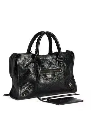 Balenciaga Small Le City Tote Bag - Black