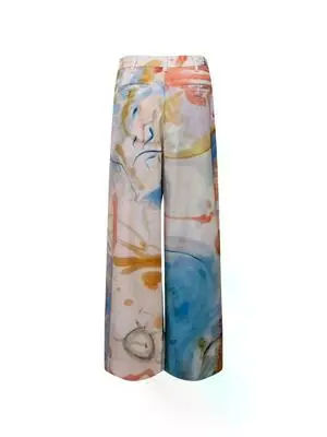 Ulla Johnson Motherwell Wide-leg Trousers - Neutrals