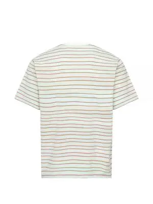 Auralee Gradient-stripe Jersey T-shirt