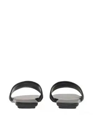 Armani Exchange Logo-print Sandals - Black