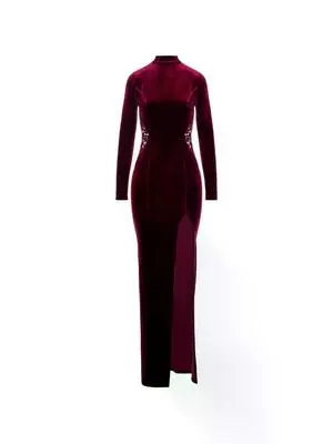 ROSERRY Sydney Velvet Maxi Dress - Red
