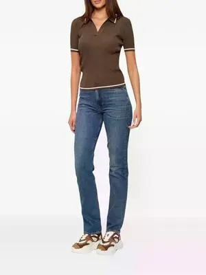 Armani Exchange Cable-knit Short-sleeve Sweater