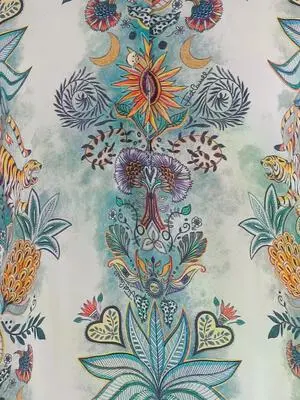 Just Cavalli Botanical-print Long-sleeve Shirt