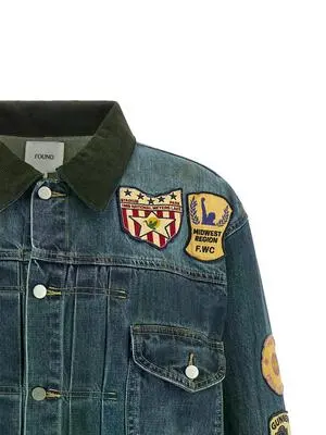 FOUND Patchwork Denim Jacket